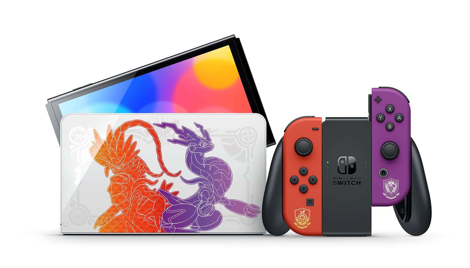 Nintendo Switch – OLED Model: Pokémon Scarlet & Violet Edition (Renewed Premium)