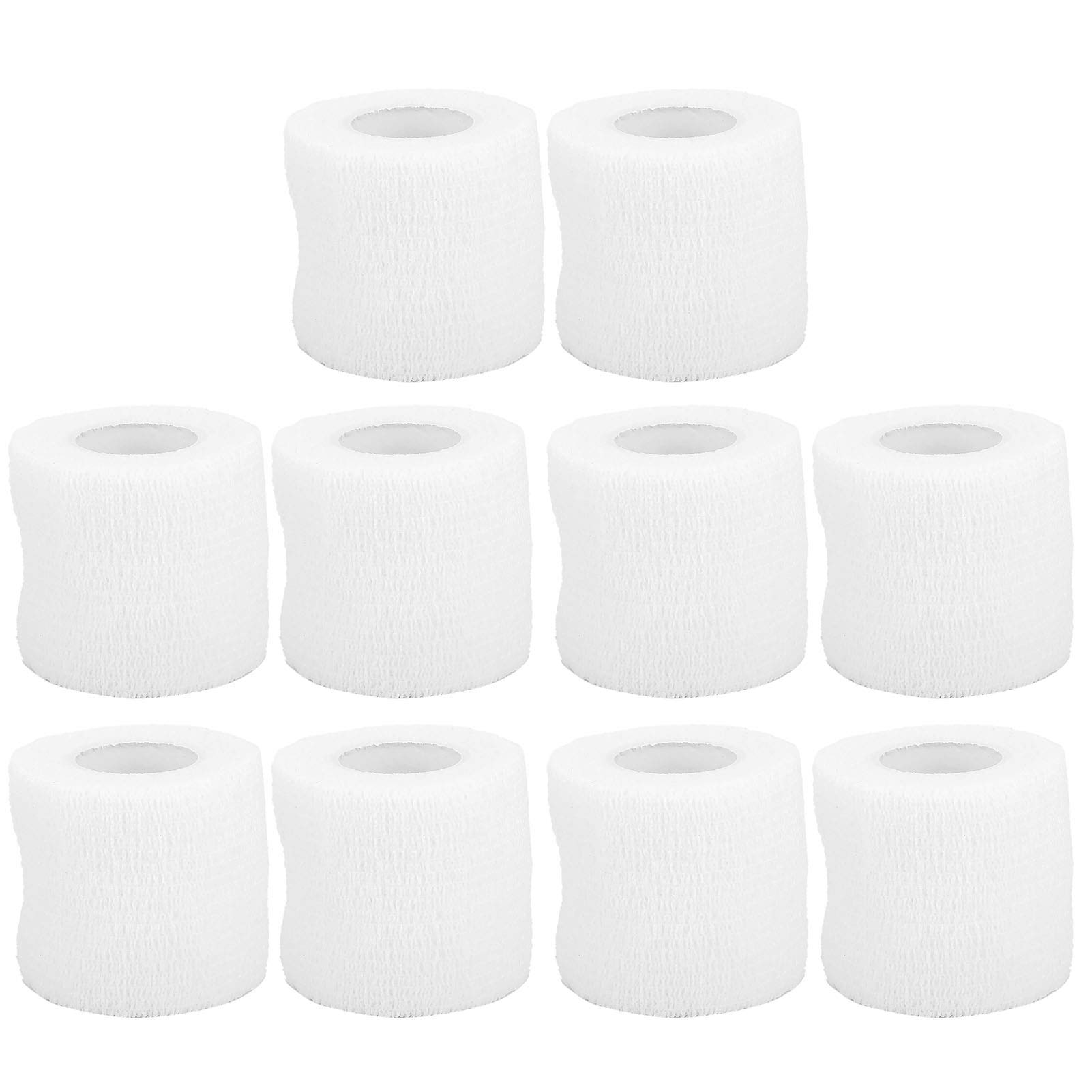 iFCOW Athletic Elastic Cohesive Bandage Wrap for Sports Joint Injury (10 Rolls)