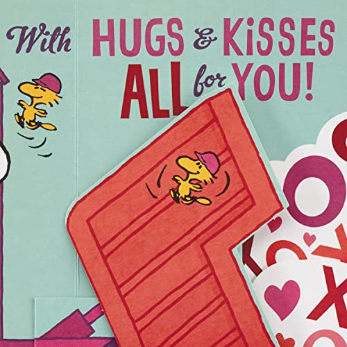 Hallmark Peanuts Valentine's Day Pop Up Card (Snoopy and Woodstocks)
