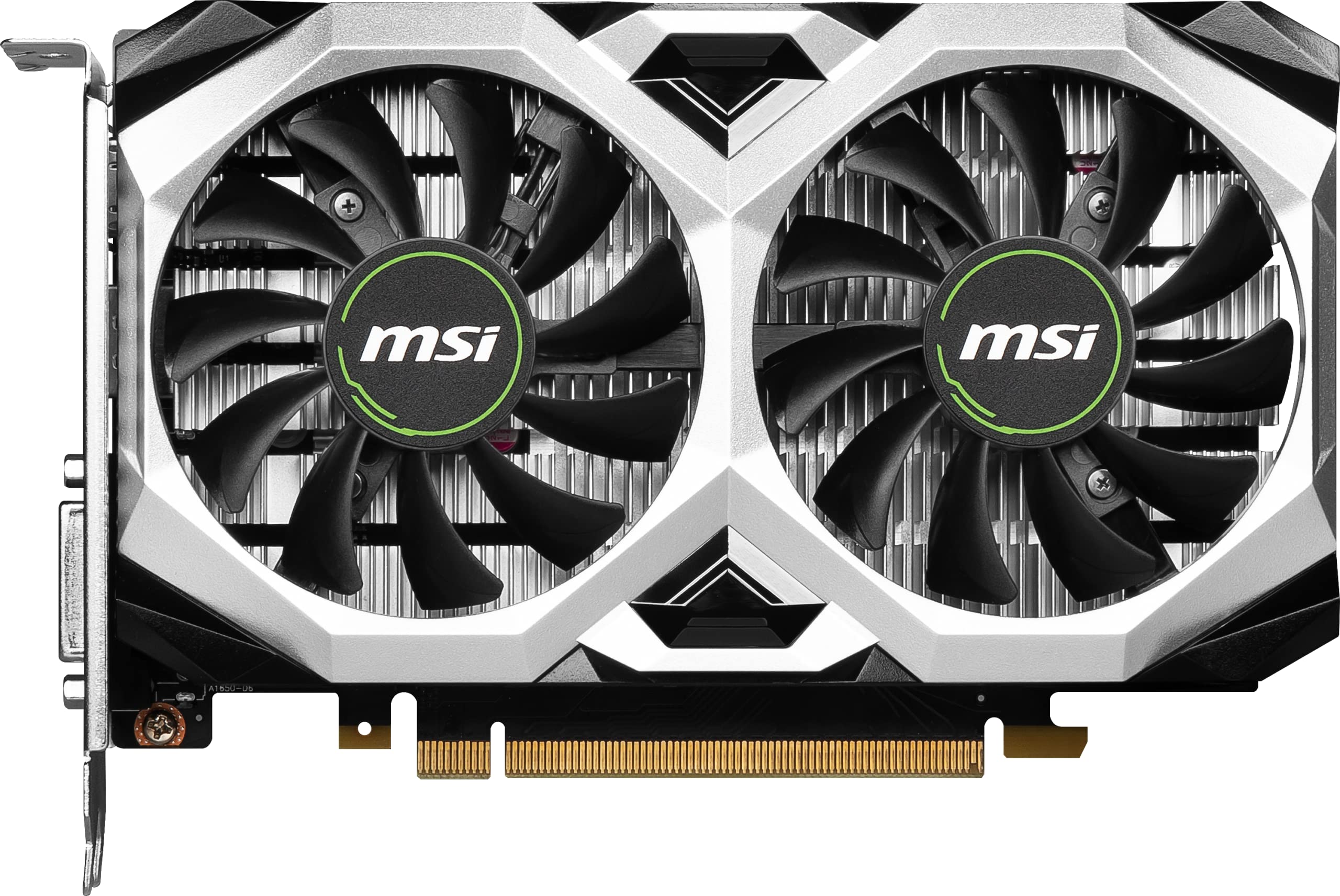 MSI Gaming GeForce GTX 1630 4GB GDRR6 64-Bit HDMI/DP/DVI Dual Fan OC Graphics Card (GTX 1630 Ventus XS 4G OC)