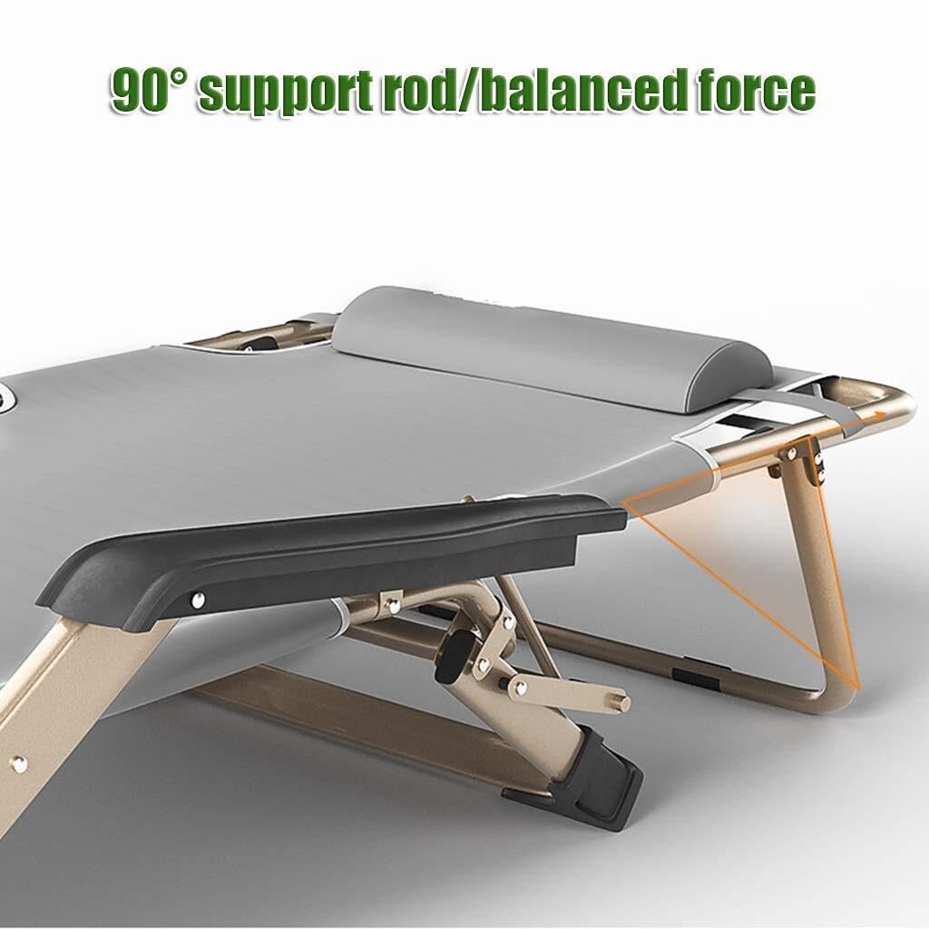 QYMLSH Lay Flat Beach Chair Sun Lounger Folding Zero Gravity Armchair Chairs Outdoor Adjustable Tanning Recliner Lounge Chairs for Deck Patio Beach Yard Sturdy Max Load 150KG with Adjustable Backrest