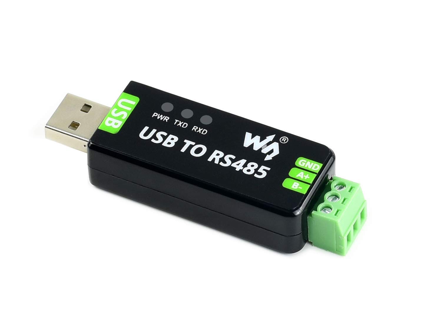 Industrial USB to RS485 Converter Adapter Original FT232RL and SP485EEN Chip, Lightningproof Tube, Resettable Fuse, ESD And TVS Protection Circuits,Supports Mac, Linux, Android, WinCE,Windows