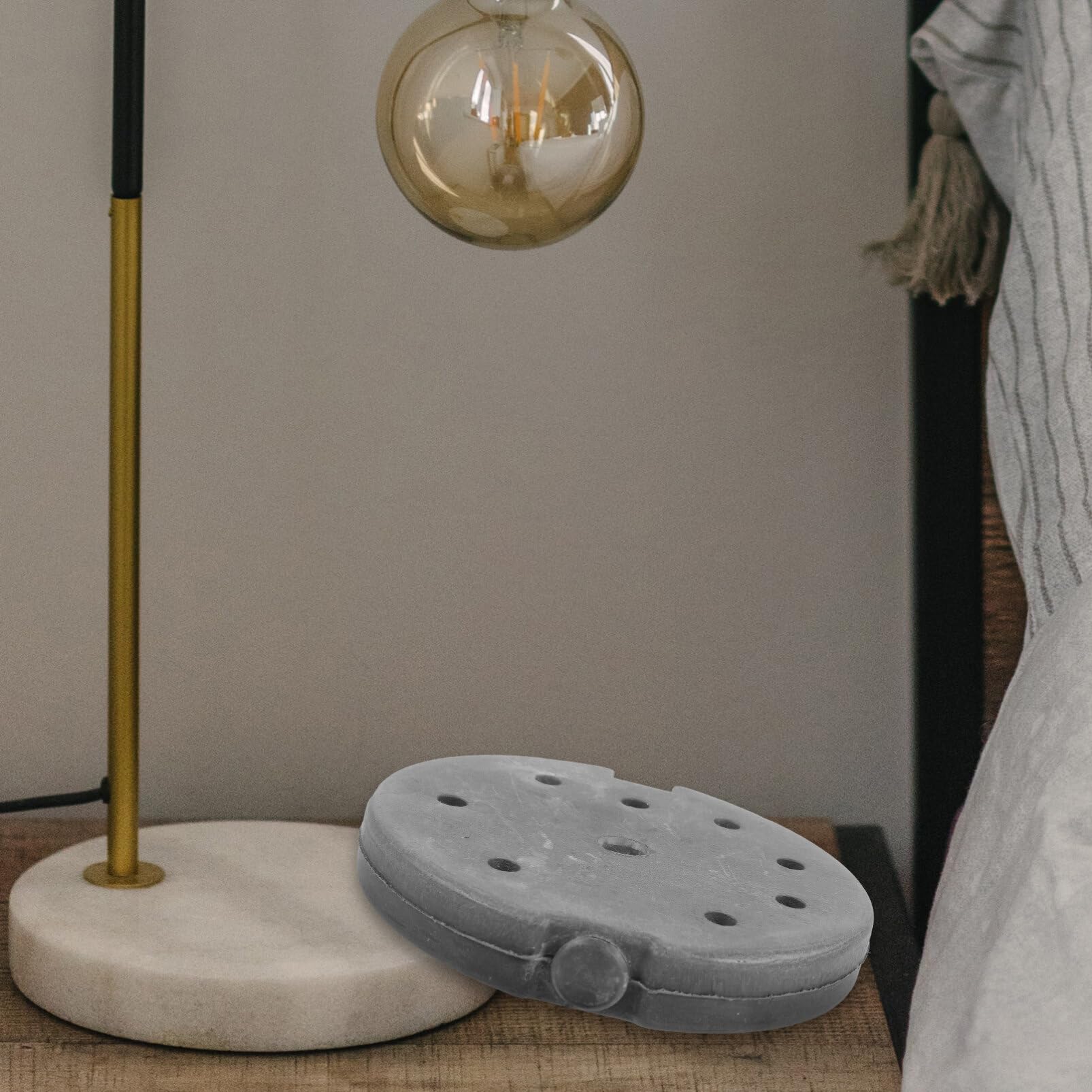 Homoyoyo Floor Lamp Weight Replacement, Desk Lamp Floor Lamp Base Iron Desk Lamp Weights for Bedside Nightstand Floor Light Holder