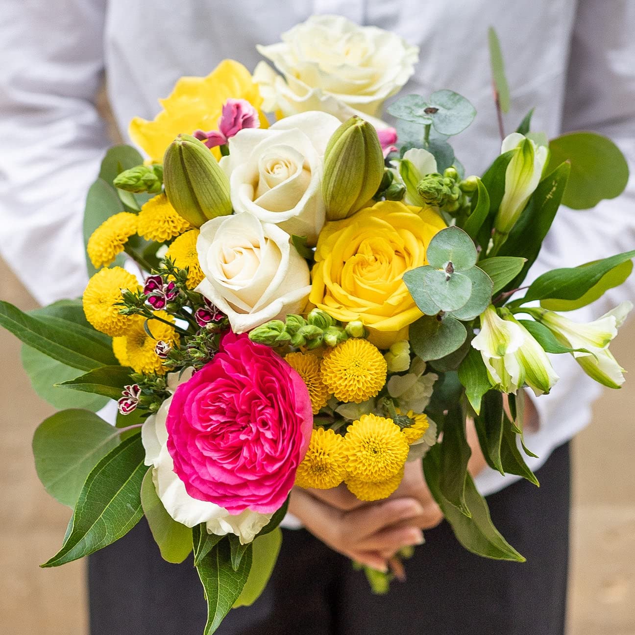 Gift 6 Months of Fresh Flower Bouquets. 20-25 PREMIUM Mixed Flower Varieties, Beautiful Box with Each Delivery.