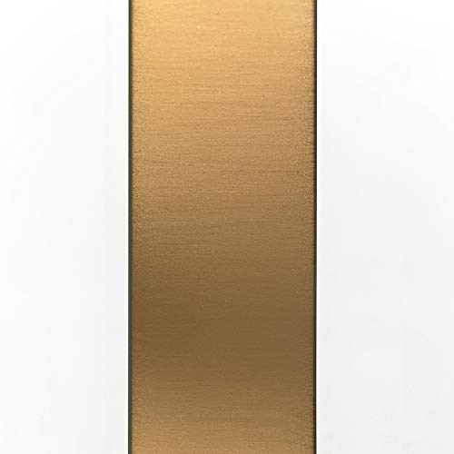 Henn&Hart 55" Wide Rectangular Console Table in Brass, Entryway Table, Accent Table for Living Room, Hallway
