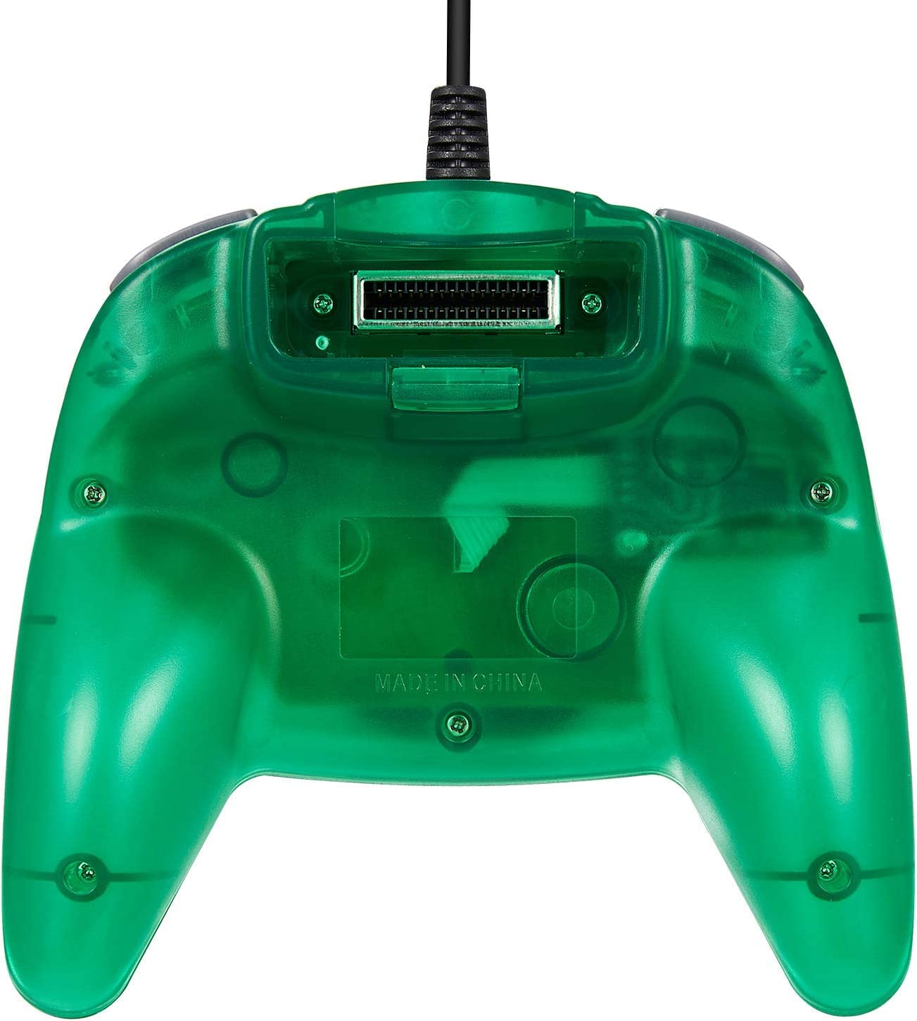 MODESLAB 4 Pack N64 Controller, Upgrade Wired Gamepad Joystick Replacment Controllers Compatible with N64 [ 3D Analog Stick ] - Black/Yellow/Pink/Green
