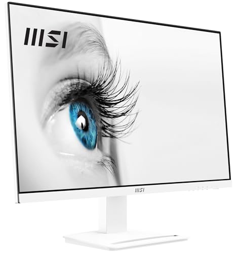 MSI Pro MP273W, 27", 1920 x 1080 (FHD), IPS, 75Hz, TUV Certified Eyesight Protection, 5ms, HDMI, 1 (v1.2a), Tilt