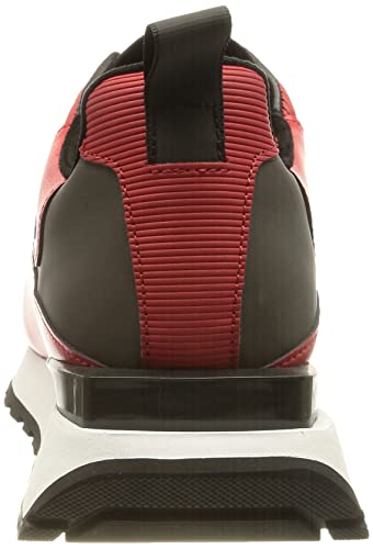 HUGO Men's Sneaker, Red, 11