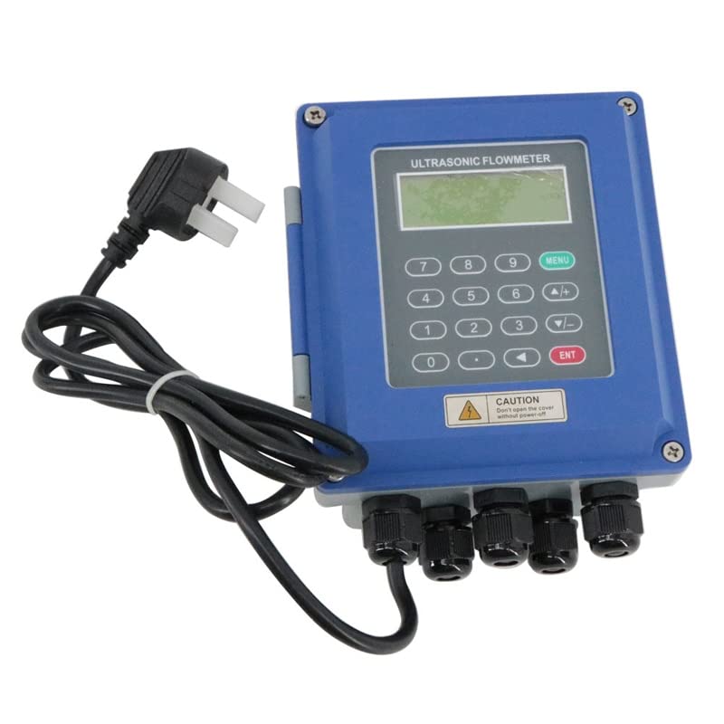 QYTEC Hose Timer Ultrasonic Flow Meter TUF-2000B-TM-1 Transducer DN50mm-DN700mm Ultrasonic Liquid Flowmeter Wall Mounted Type ModBus Water Flow Meter Water Timer