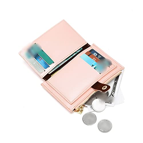 N/A Women Wallet Short Female Purse 15 Bits + 2 Big Position Card Holder WalletCredit Card Holder Case (Color : A, Size : 12 * 9 * 2cm)