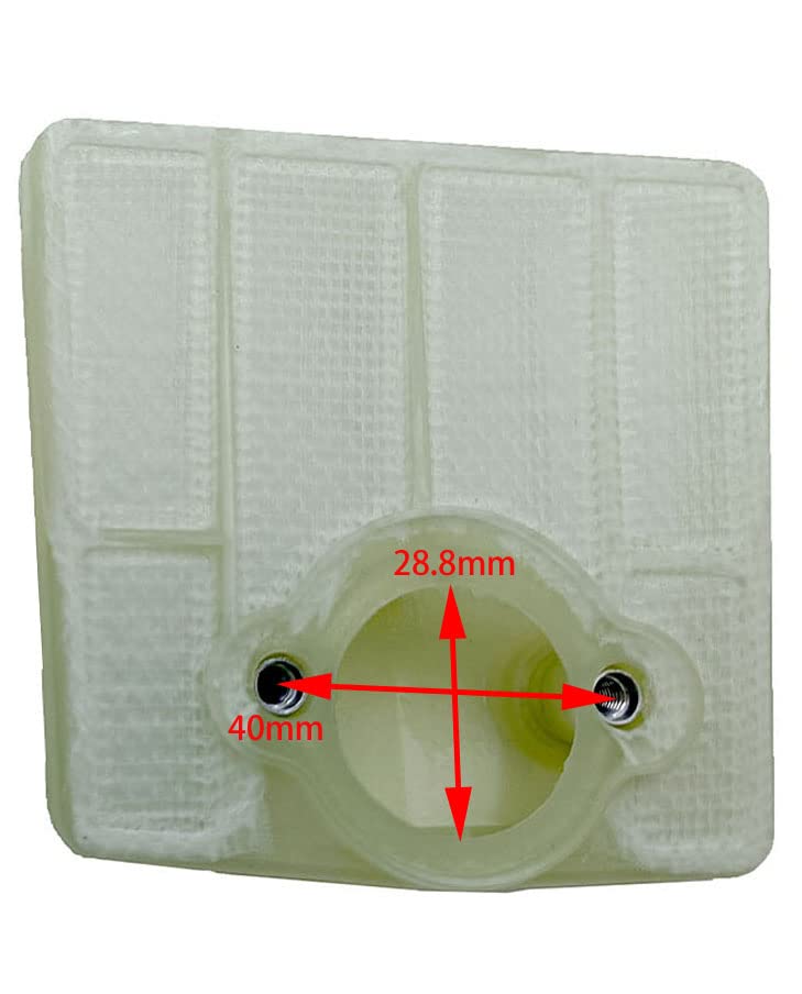 Hippotech 2 PCS Air Filter Cleaner for Hus qvarna 61 66 181 266 281 288 288EPA Chainsaw MPN:501807101 501807105 501807106