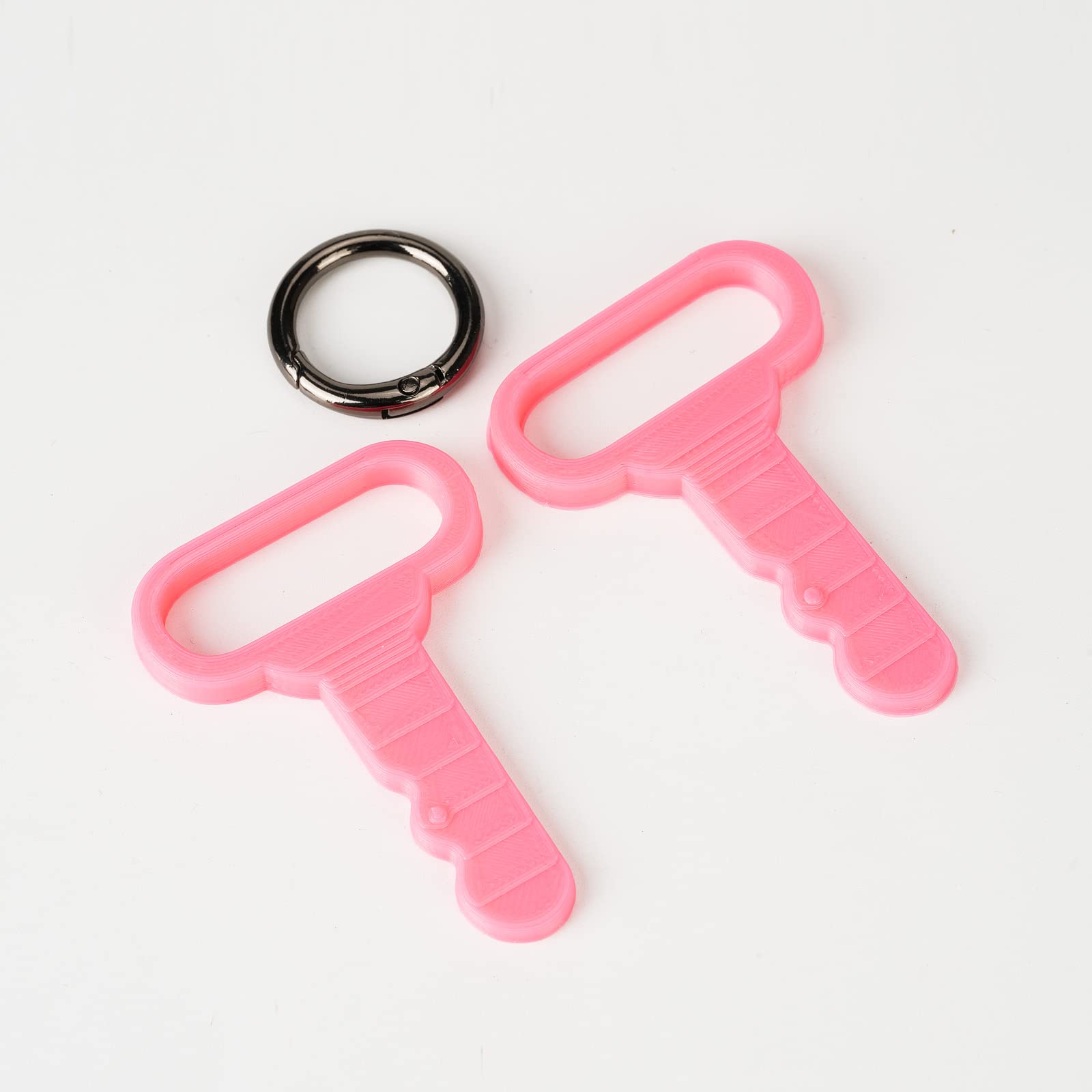 LUAATT Replacement Key for Little Tikes Cozy Coupe,2 Pack Toy Truck Car Personalized Key,Gift Key to Kids(Pink)