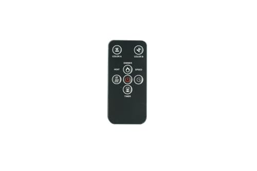 Hotsmtbang Replacement Remote Control for R.W.Flame RFH-5001LA RFH-6001LA RFH-7401LA RFH-10201LA RFH-3001LB RFH-3601LB LED 3D Electric Infrared Fireplace Space Heater