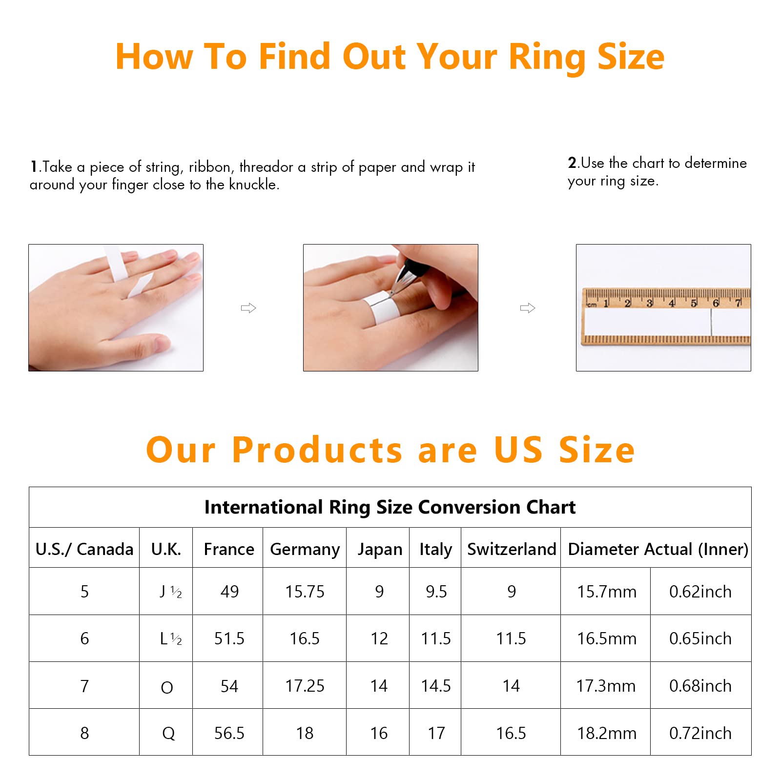 KRKC Moissanite Wedding Band, Half Eternity Rings with Lab Created Diamond, 0.33 Carat VVS1 Clarity Stone, S925 Sterling Silver Curved Stackable Ring for Promise, Anniversary and Bridal Gift (Size 8)
