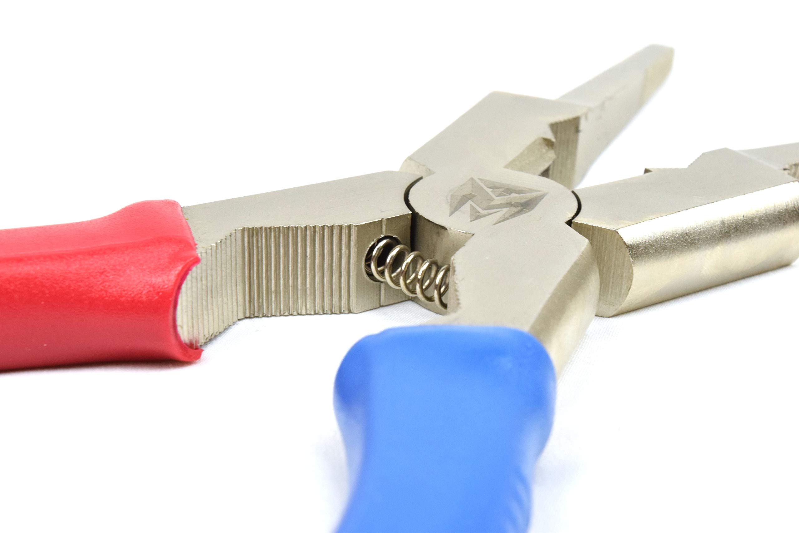 Migtronic - Welding Pliers - Mig Pliers-Multi-Function - Multi-Tool- Red White Blue-8 inch-USA-Stainless Steel-Welding-Fabrication-Welder-Mig Welding- Wire Cutter-Tool