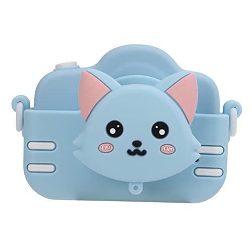 Kids Photo Video Camera, Multifunctional High Definition Kids Cartoon Camera Toy 2MP 2 Inch Screen for Gifts for Children (Single Shot Blue)
