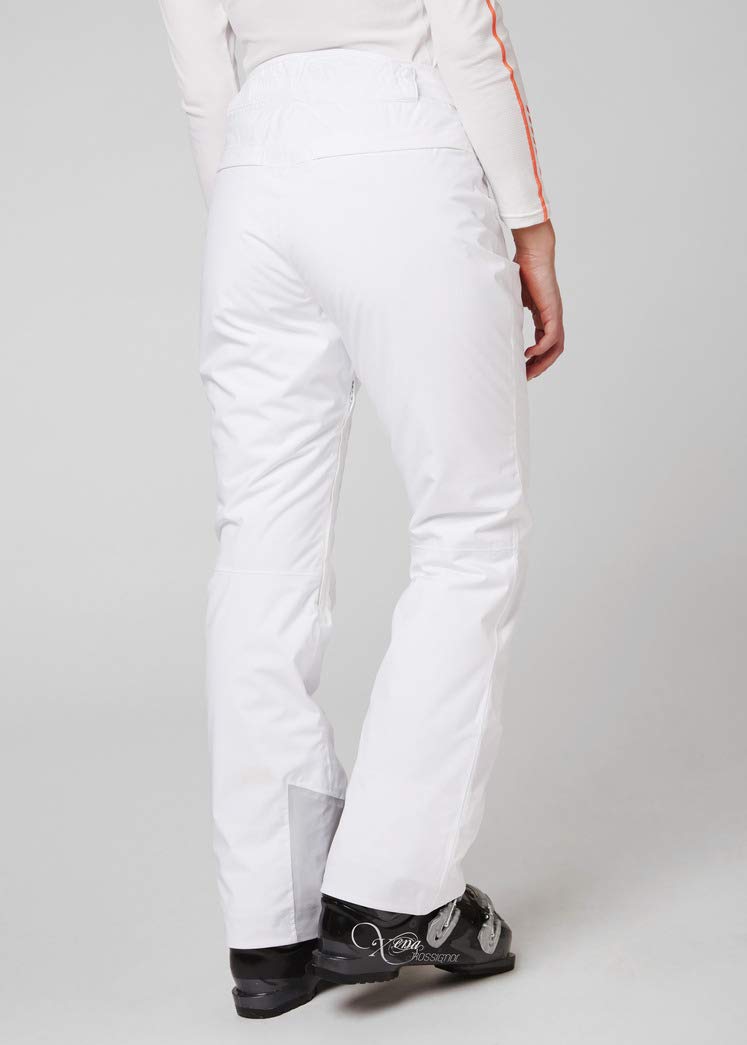Helly-Hansen Womens Legendary Insulated Waterproof Ski Pant, 001 White, Small