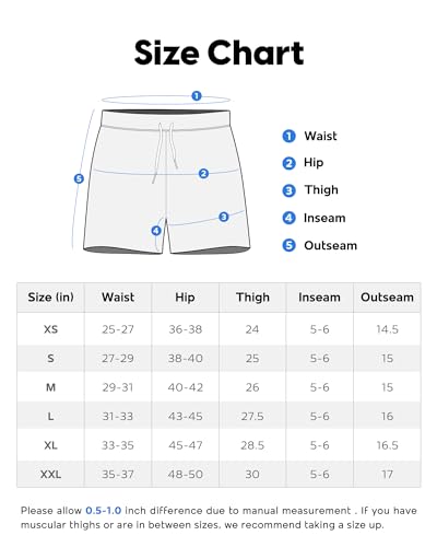 maamgic Mens Running Shorts, Soft 5" Gym Short with Zip Pockets, Quick Dry Workout Athletic Shorts for Men Heather Green Large