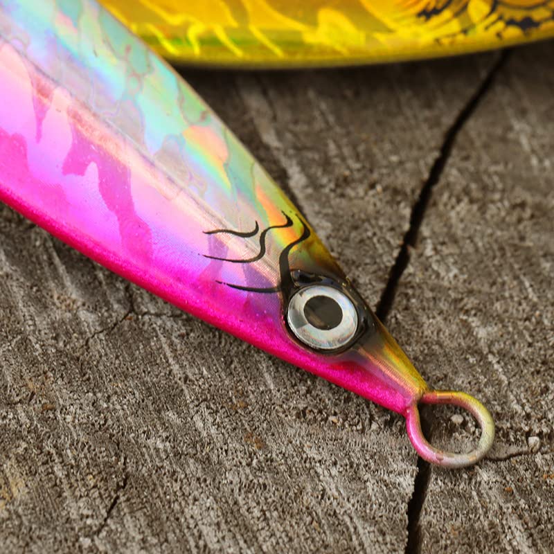 Madi Kay Designs Fishing Gear 铅鱼WH11 日式慢摇铁板饵60g到200g金属Fal