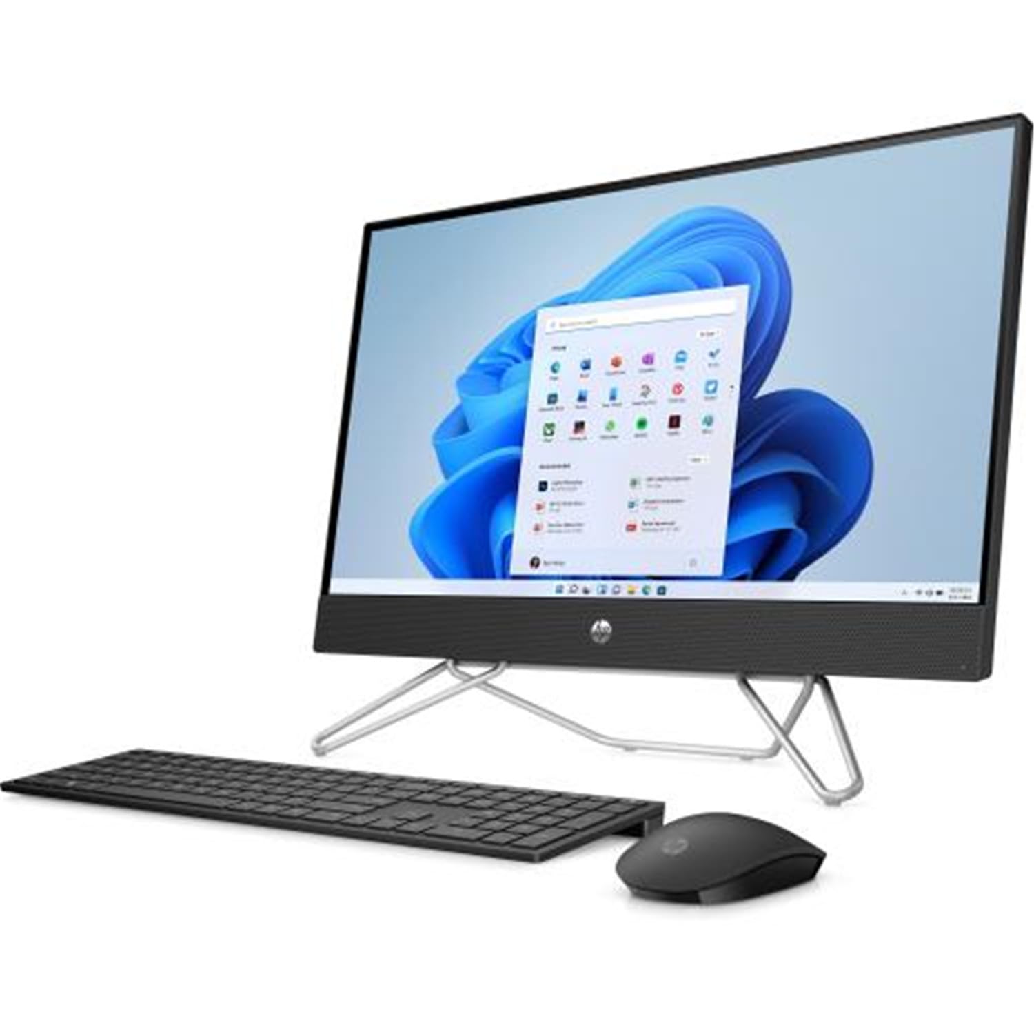HP 24 AIO 23.8" Touchscreen FHD All-in-One Desktop Computer, 12th Gen Intel 10-Core i5-1235U (Beat i7-1195G7), 8GB DDR4 RAM, 512GB PCIe SSD, WiFi 6, Bluetooth 5.2, Windows 11, BROAG HDMI Cable