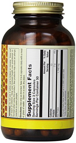 Honey Gardens Bee Pollen, Capsule (Btl-Glass) | 580mg 150ct