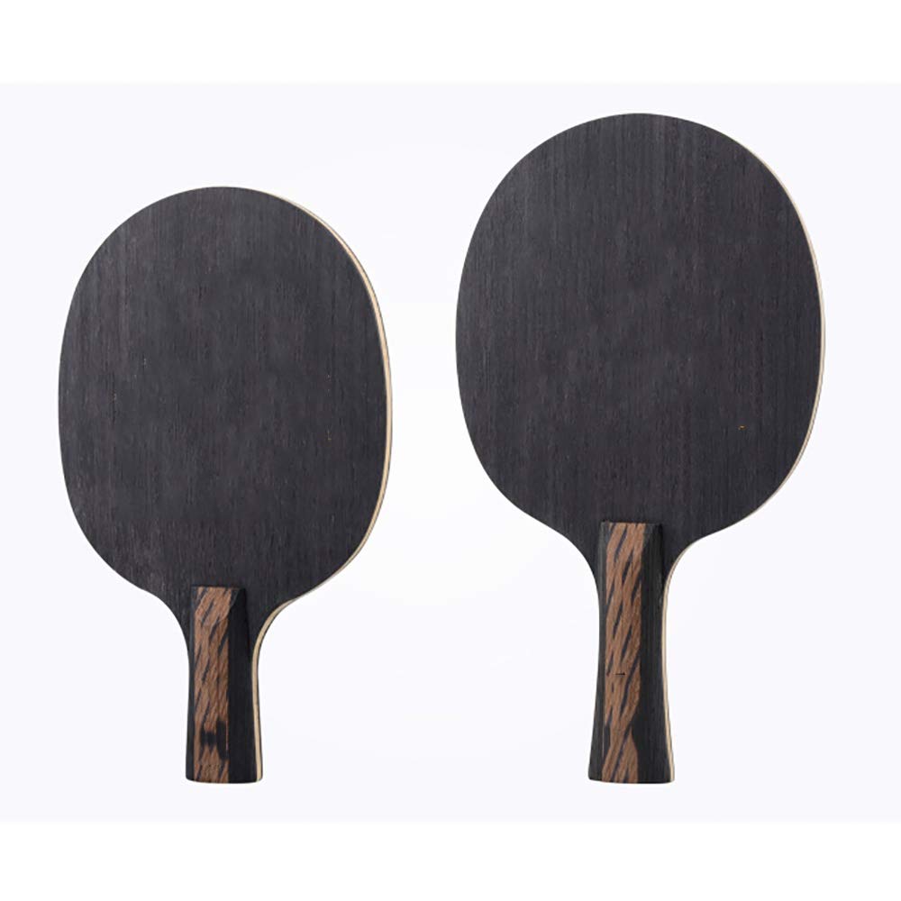 Hewen-Ping Pong Set Carbon Fiber Durable Pingpong Racket Table Tennis Bat for Trainers, Amateurs, Beginners, Expert Table Tennis Bat (Size : Long)