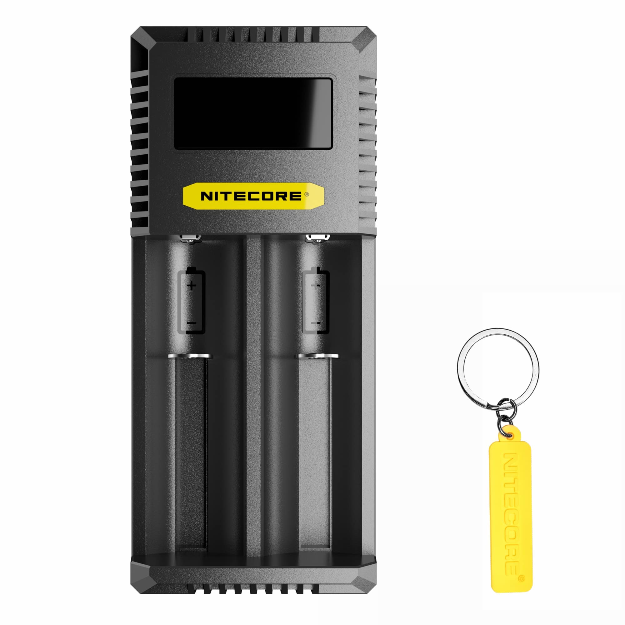 Nitecore Ci2 Intelligent USB-C QC/PD Quick Battery Charger Dual-Slot for Li-Ion/Ni-MH/Ni-Cd/IMR 14500 16340 18350 18650 20700 21700 AA AAA with NITECORE Tag
