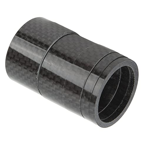 Kadimendium Bike Stem Spacers, 28.6mm ID Bicycle Front Fork Washer Carbon Fiber Light Weight Accurate for Road Bicycles