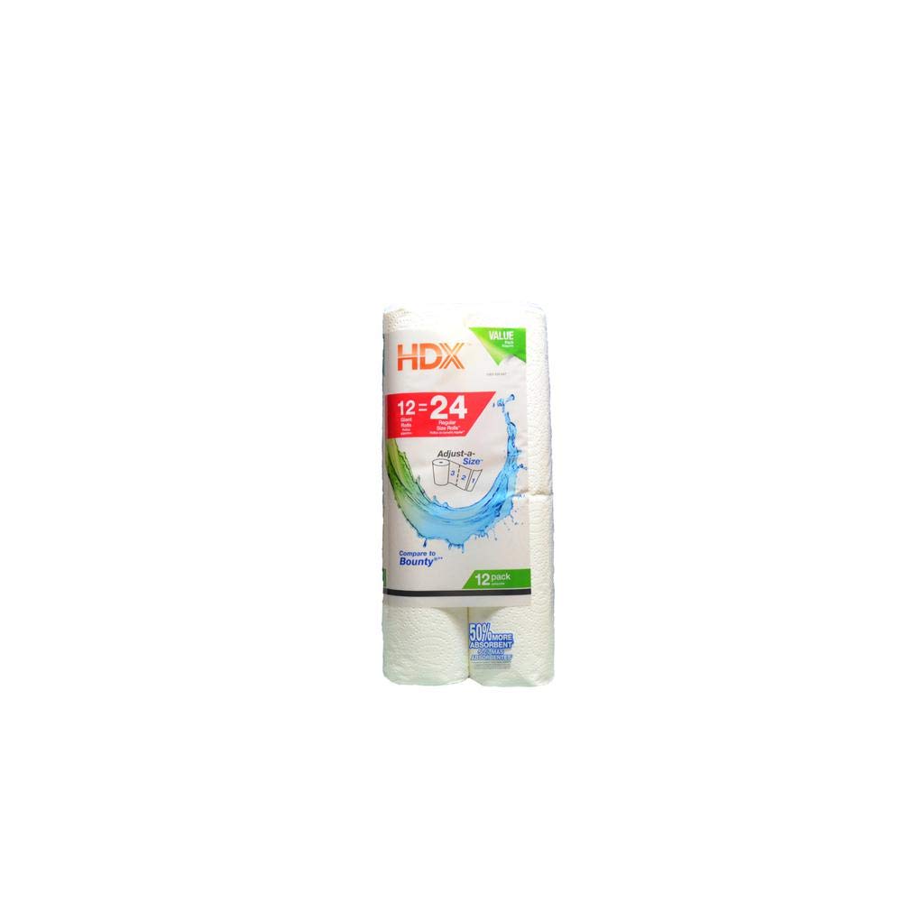 HDX Paper Towels (12-Roll)