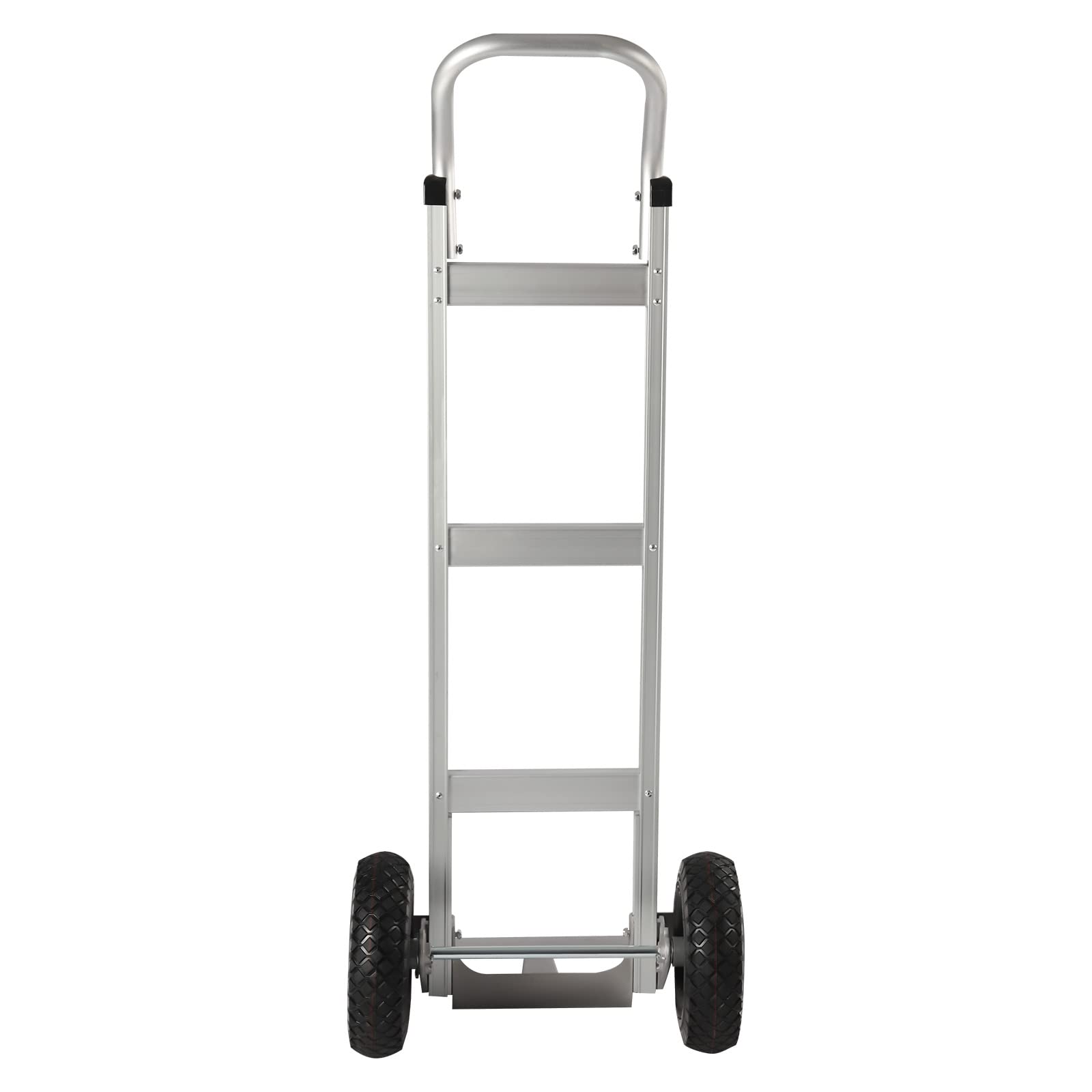 NAIXING Foldable Hand Truck Dolly Industrial Strength 500 lbs Weight Capacity Heavy Duty Large Luggage Cart Dolly for Moving with 2 Wheels
