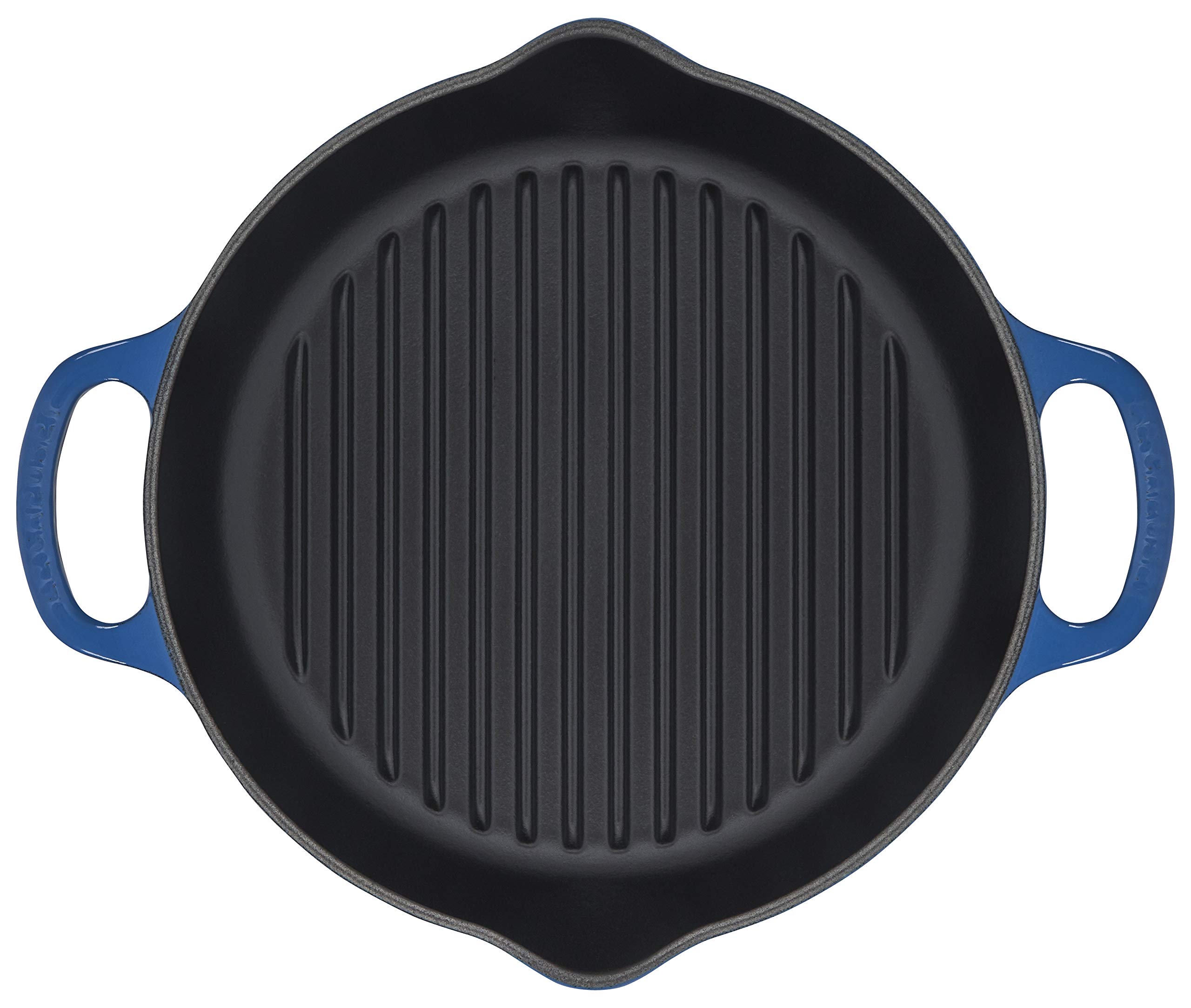 Le Creuset Enameled Cast Iron Signature Deep Round Grill, 9.75", Marseille