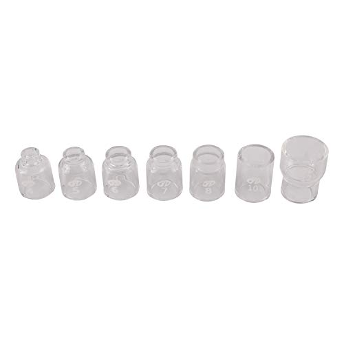 HYDDNice 39PCS TIG Stubby Gas Lens Collet Body Cup Set fit for DB SR WP 17 18 26 TIG Welding Torch