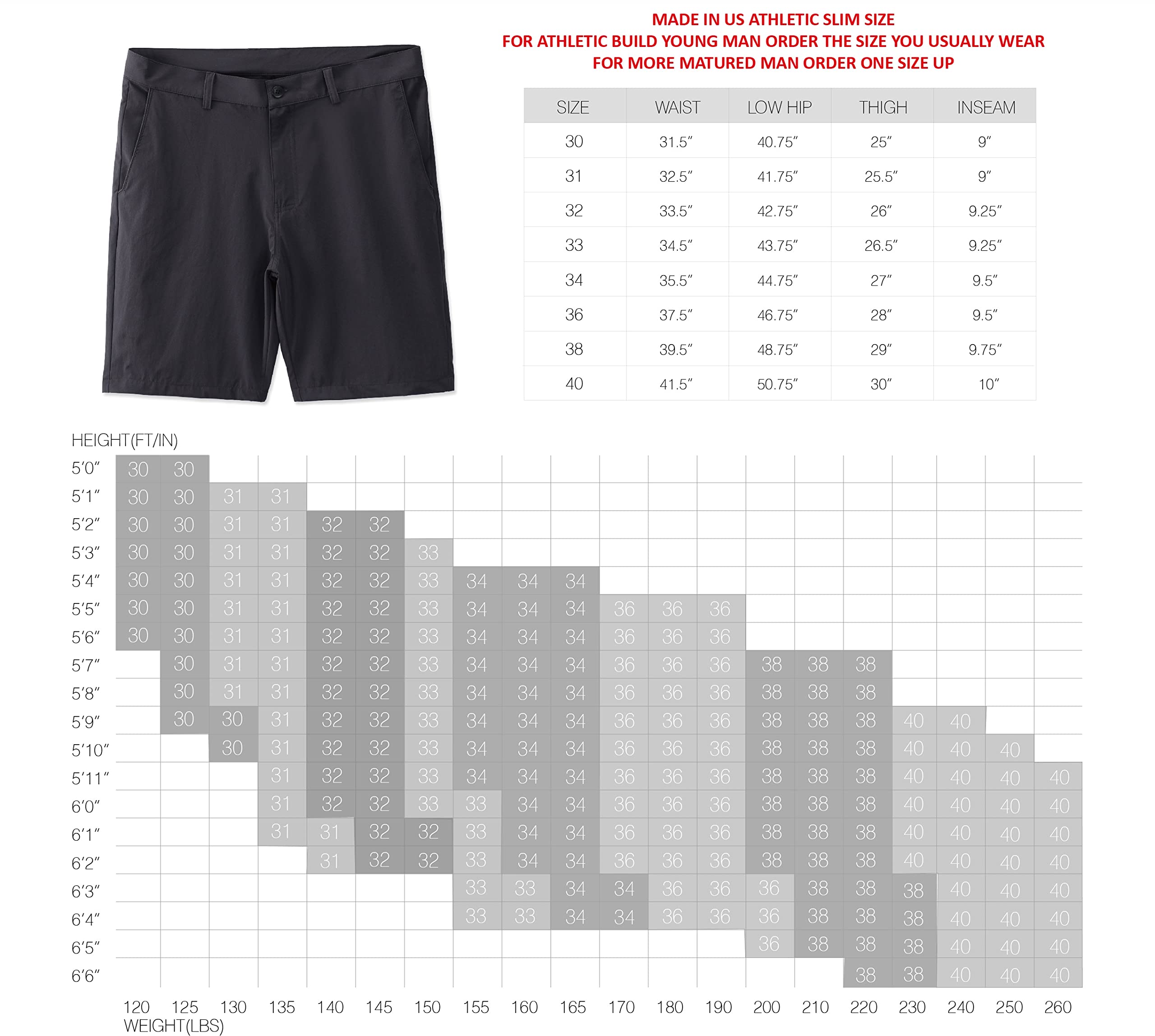 HARBETH Men's Performance Quick Dry Slim Fit 9 Inch Active Hybrid Dress Chino Golf Hiking Shorts Army Green 34