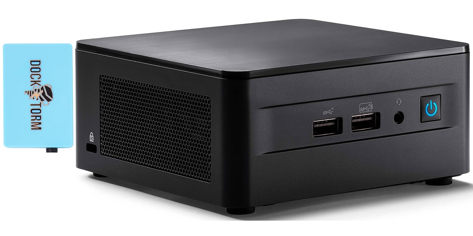 Intel NUC 12 Pro Kit School & Business Mini Desktop (i5-1240P 12-Core Upto 4.4 GHz, 64GB RAM, 1TB PCIe SSD, Iris Xe, WiFi 6E, BT 5.3, RJ-45, Win 11 Pro) with Dockztorm Dock