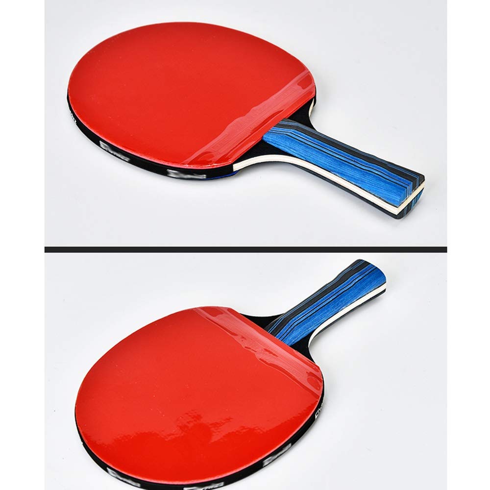 Hewen-Ping Pong Set Professional Pingpong Paddle Table Tennis Racket Ping Pong Bat Set with 2 Rackets, 20 Balls and 1 Racket Case Table Tennis Bat (Size : Short)