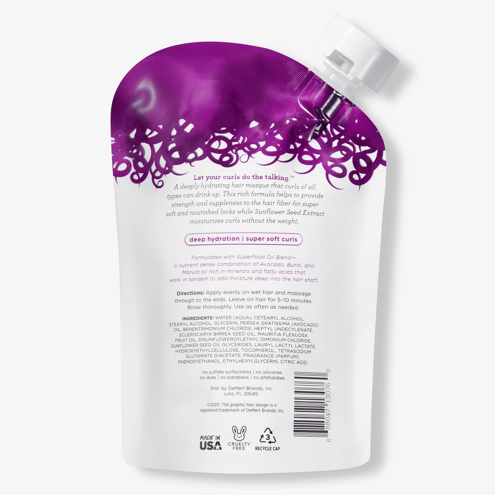 Not Your Mother's Curl Talk Deep Conditioning Curl Masque (2-Pack) - 8.5 oz - Hair Mask for Curly Hair - Moisturize, Condition, Nourish, and Hydrate Natural Curls