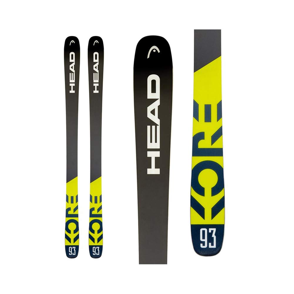 HEAD Unisex Kore 93 Graphene Grey Freeride All-Mountain Skis, Size: 171