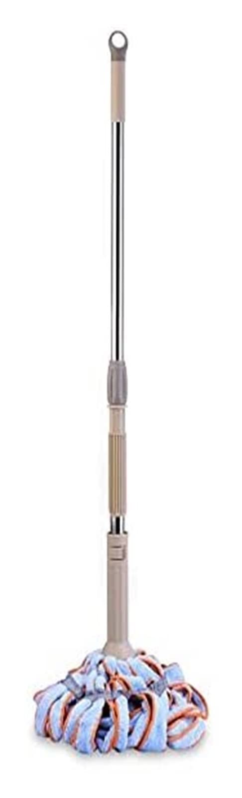 Microfiber Twist Mop Easy Wringing Twist Mop with 52 inch Long Handle Wet Mops for Floor Cleaning, Commercial Household