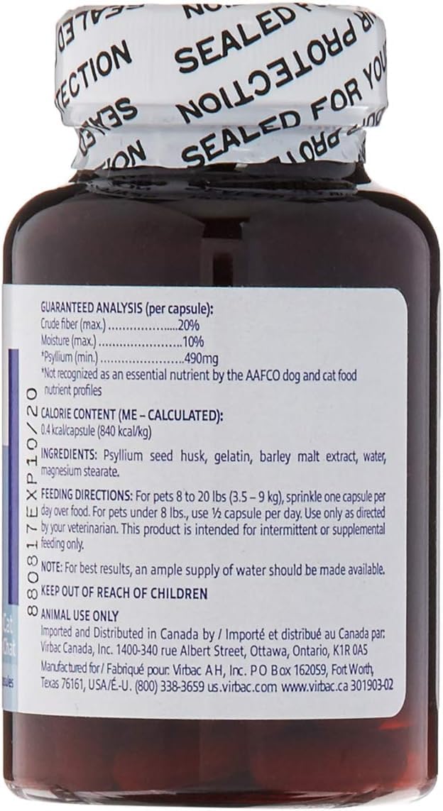 Virbac Vetasyl Fiber Supplement (100 Capsules)