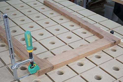 MICROJIG Matchfit DVC-850AP 2-In1, Track And In-Line Dovetail Clamp, Green