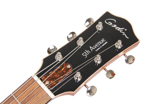 Godin 5th Avenue CW Electric Guitar (Kingpin II, Cognac Burst)