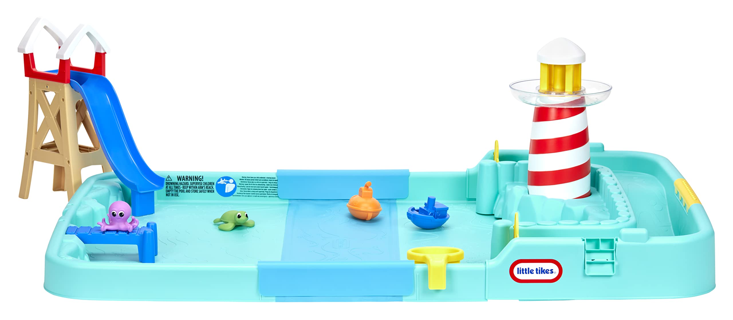 Little Tikes Splash Beach Water Table Splash Pad for Kids, Boys, Girls Ages 2+ Years