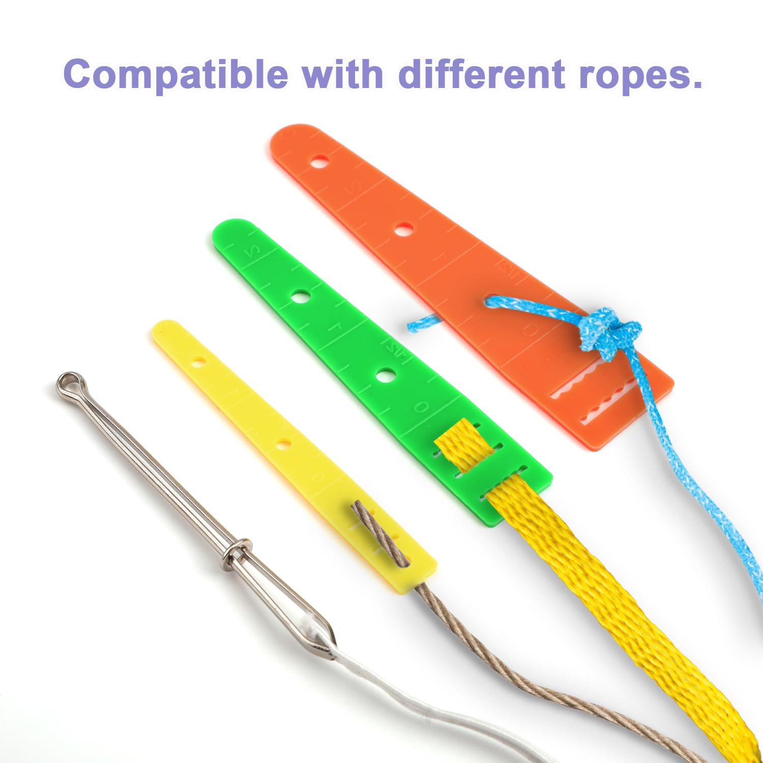 Quick Turn Fabric Set, Versatile Fabric Tube Turners for Sewing Drawstring Threader Tool Fabric Turning Tube Assorted Sizes Fast Turn Sewing Tool for Crafts DIY Knitting Handmade