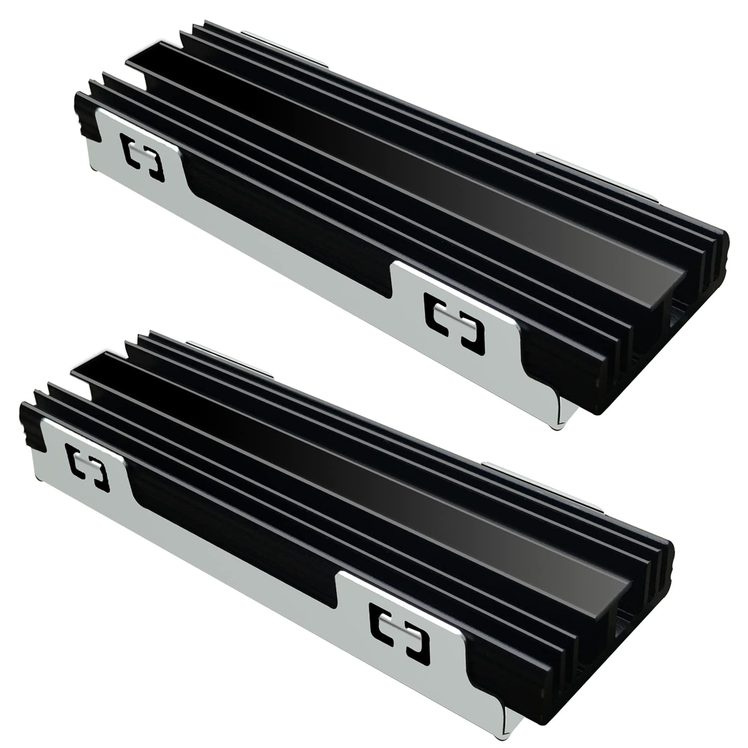 M.2 heatsink ssd with Thermal Silicone pad for PC / PS5 M.2 PCIE NVMe 2280 SSD (2PCS)