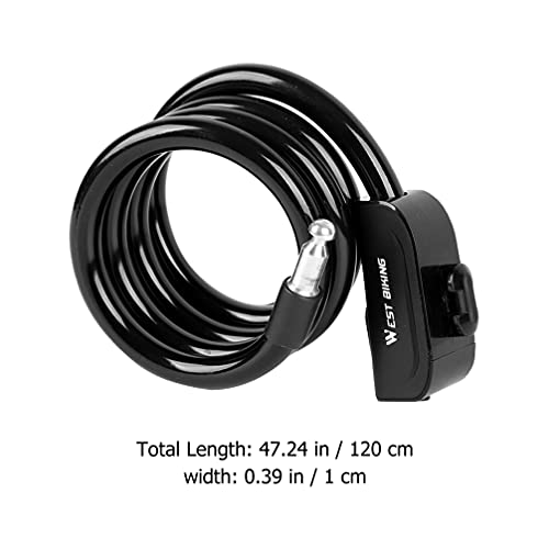 ifundom Bike Security Lock Sturdy Mountain Bike Lock Anti- Theft Lock for Outdoor