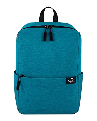 WATERFLY Mini Basic Lightweight Backpack: Simple Solid Color Lightweight Casual Everyday Backpack Small Basic Ultralight Travel Daypack For Woman Man Adult