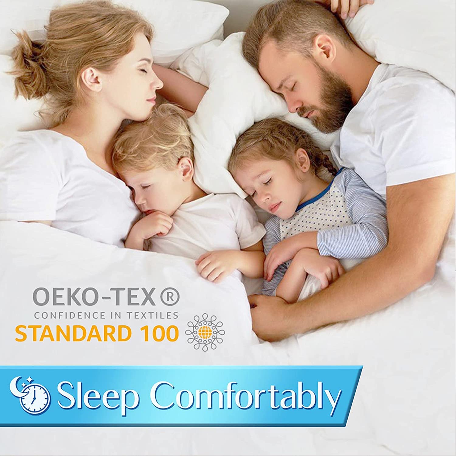 Kingsley trend Queen Duvet Comforter Insert - Ultra Soft Box Stitched Queen Size Duvet, All Season White Down Alternative Cozy Comforter with Corner Tabs, Queen 90x90