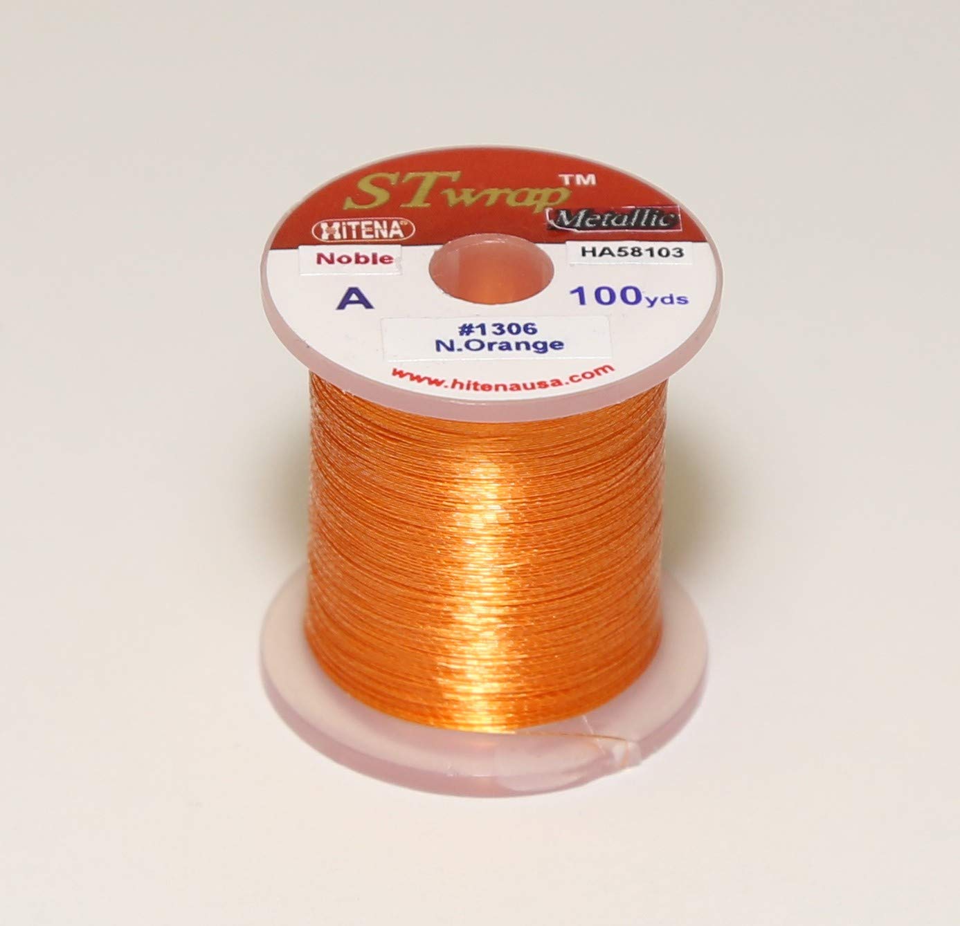 Hitena Rod Wrapping Thread - Metallic Noble Winding Thread. Extremely Vibrant and Bright. Works Great for Bamboo, Fly, Light Duty Rods