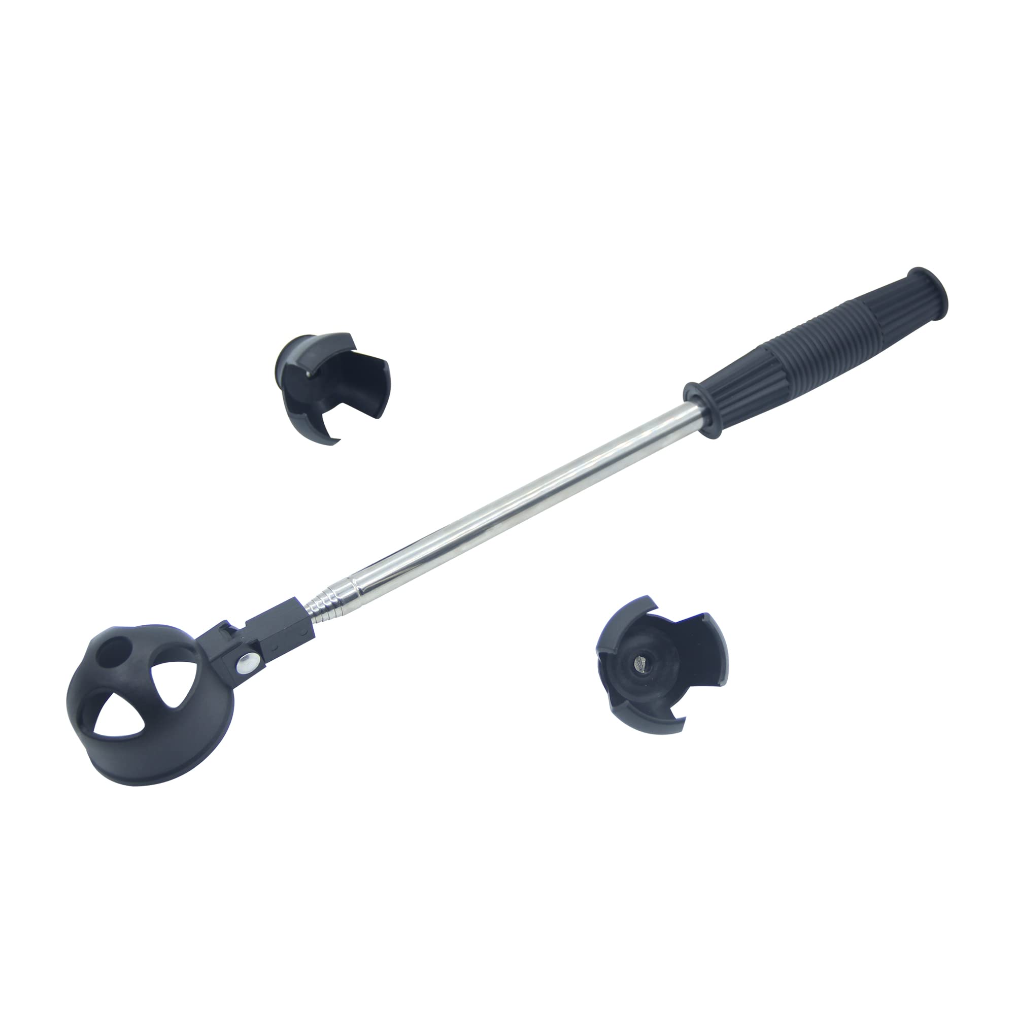 KingWei Golf Ball Retriever with 2pcs 3-Prong Pick Up Golf Ball Grabber,Stainless Golf Ball Retriever Grabber Telescopic Extendable Golf for Golf Accessories Golf Gift