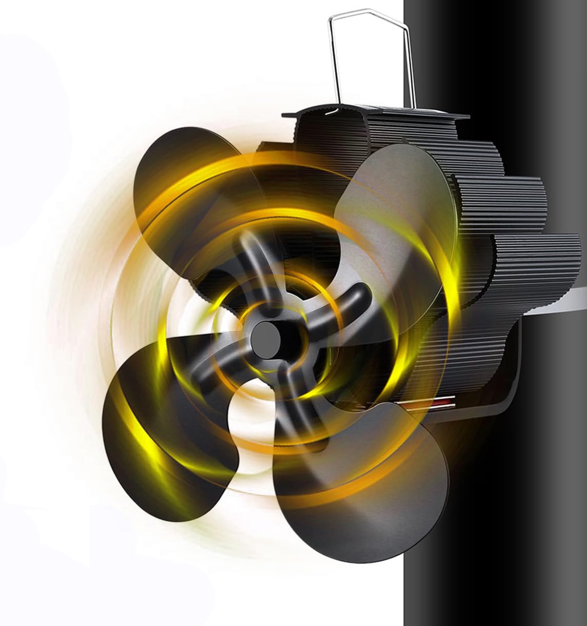 Heater Powered Stove Fan ,Flue Pipe Hanging Fireplace Fan of Wood/Log Burner/Fireplace ,Silent And Eco Friendly